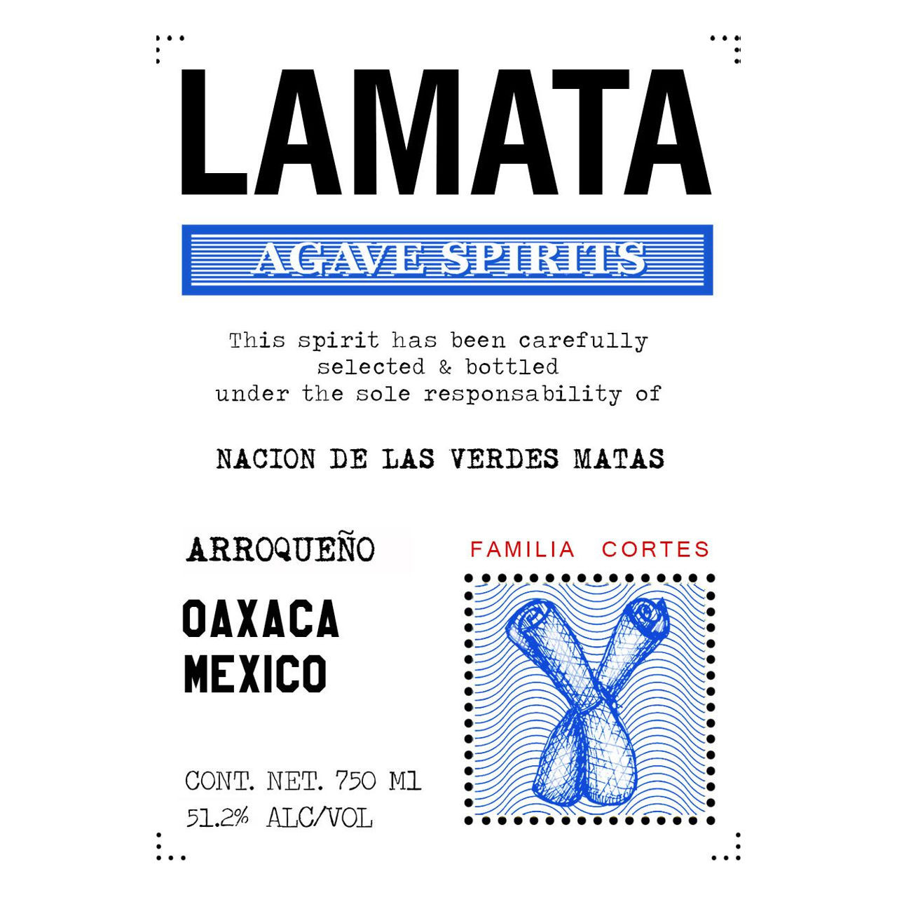 Lamata Arroqueno Rodolfo And Efigenia Cortes Agave Spirit | The Cellar d'Or