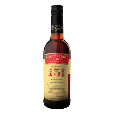 Lemon Hart Original Overproof 151 Rum NV 750ml