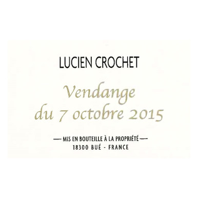 Lucien Crochet "Vendange du 7 Octobre" Vin de France 2015 750ml