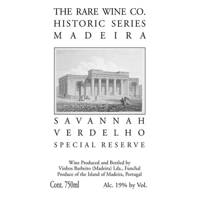 Rare Wine Co. Historic Series Savannah Verdelho Special Reserve Madeira ...
