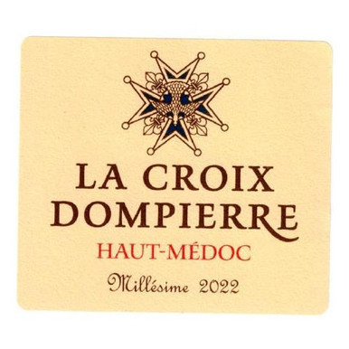 2022 Chateau Dompierre Haut-Medoc La Croix de Dompierre | The Cellar d'Or