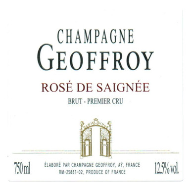 Champagne Rene Geoffroy Champagne 1er Cru Brut Rose de Saignee | The ...