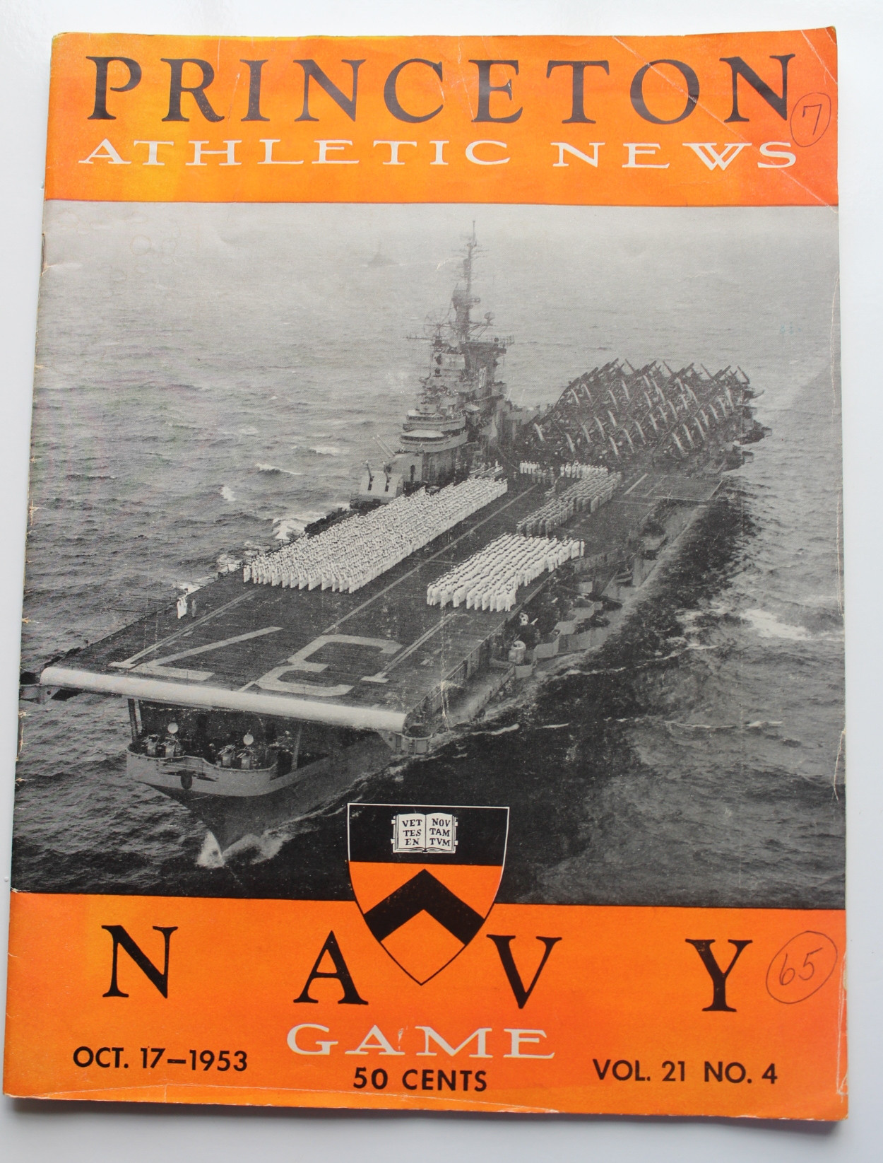 Football Programs - Army Navy - Collectible Ivy