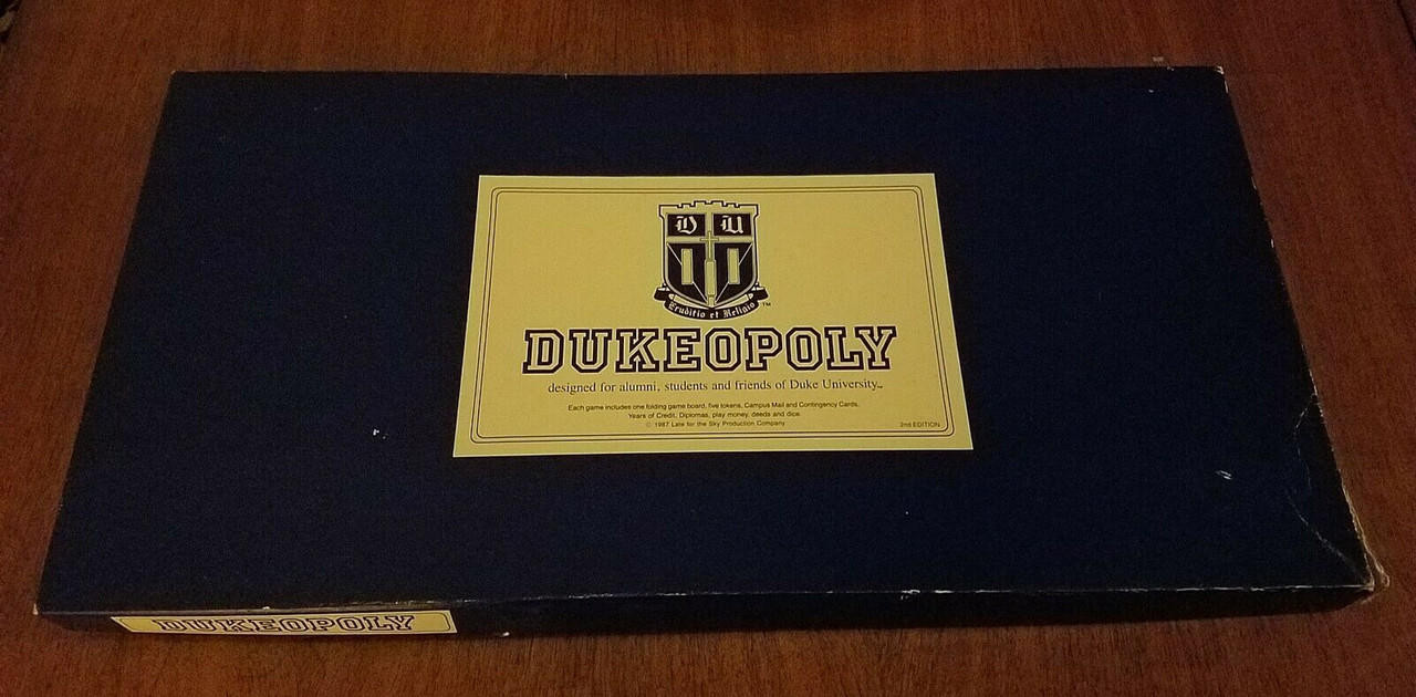 Dukeopoly - Duke Blue Devils Monopoly Style Game - Collectible Ivy