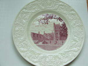 Duke Wedgwood Plate - Crowell Dormitory Tower - Collectible Ivy