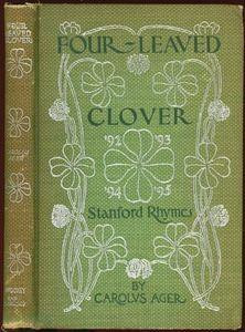 Four-Leaved Clover - Stanford University Rhymes - 1896 - Collectible Ivy
