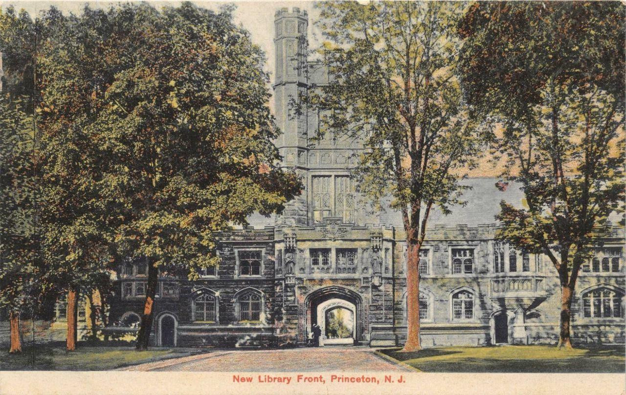 Princeton Postcard - New Library - Collectible Ivy