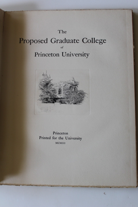The Proposed Graduate College of Princeton University - 1903