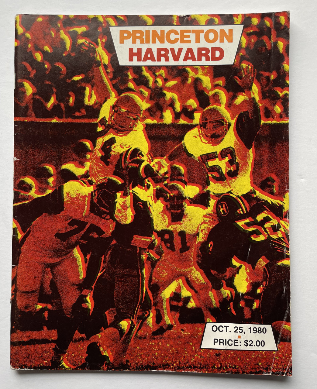Harvard v. Princeton Football Program 1977