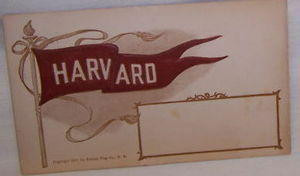 1950s Vintage Harvard Decal - Collectible Ivy