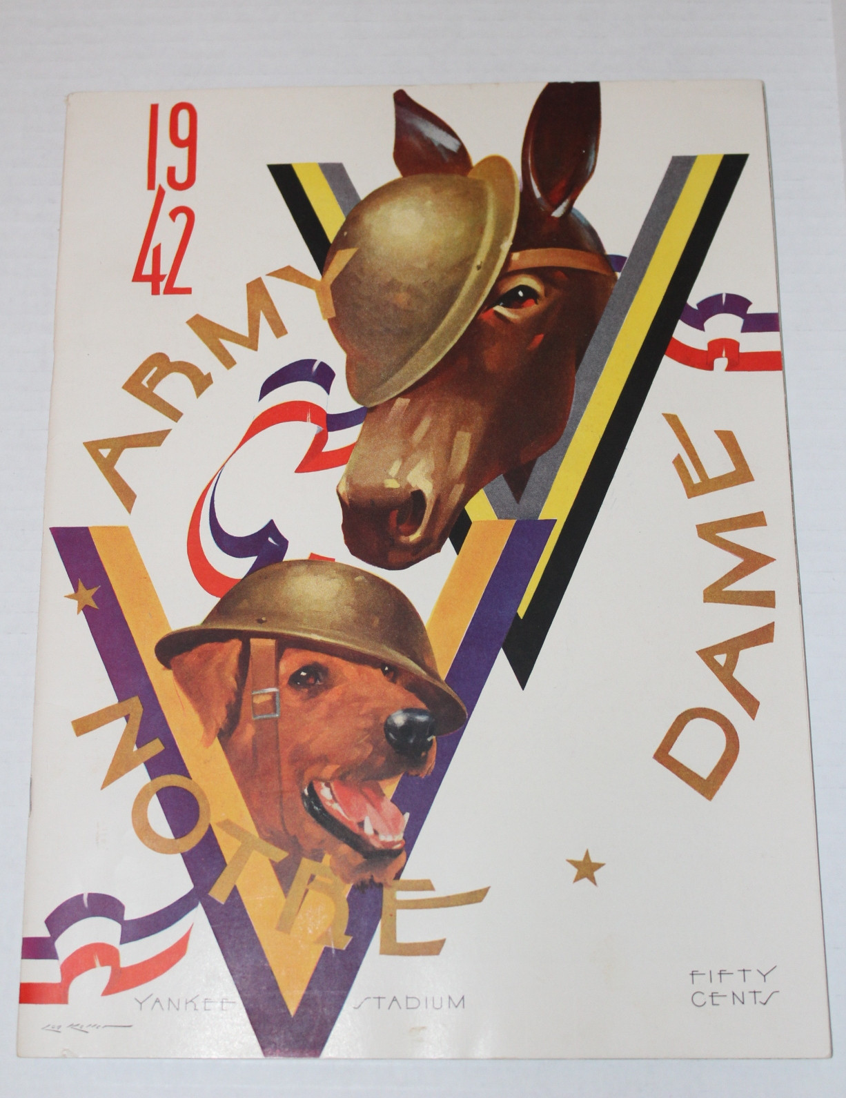 Football Programs - Army Navy - Collectible Ivy