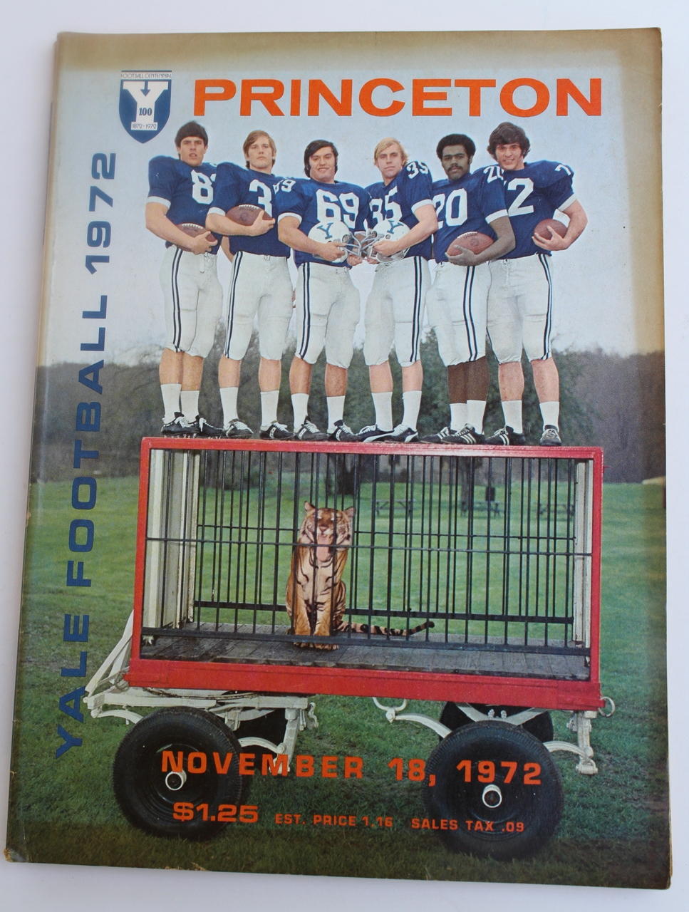 Princeton v. Yale Football Program 1972 - Collectible Ivy