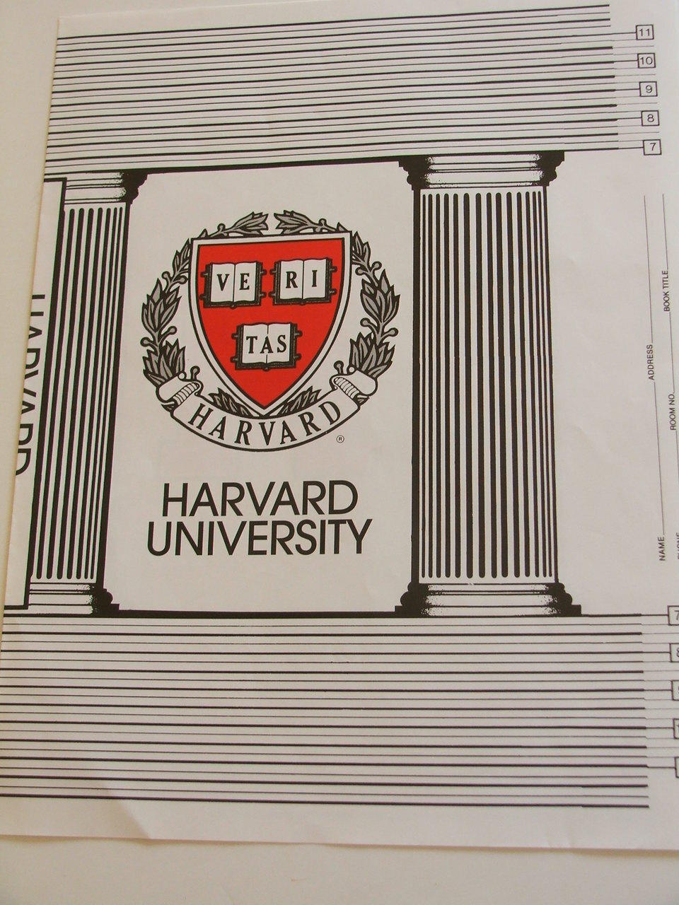 Vintage Harvard Book Cover - Collectible Ivy