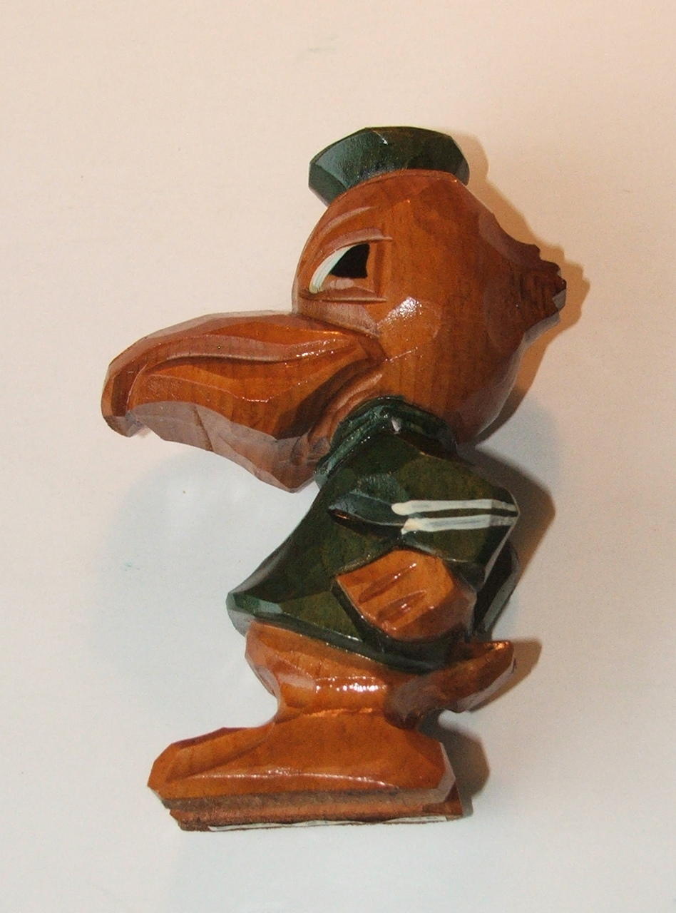 Tulane Wooden Mascot - Riptide the Pelican - Collectible Ivy