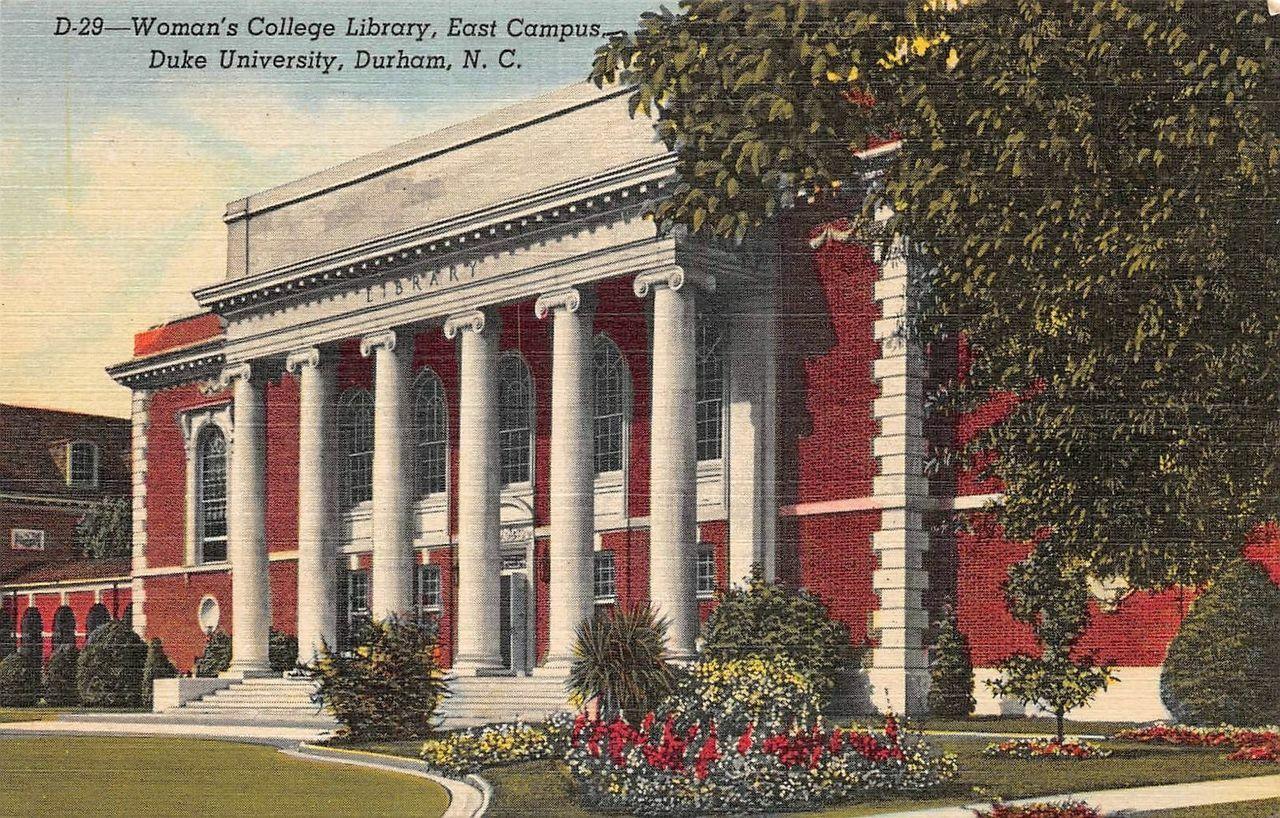 Duke Library of East Campus Postcard - Collectible Ivy
