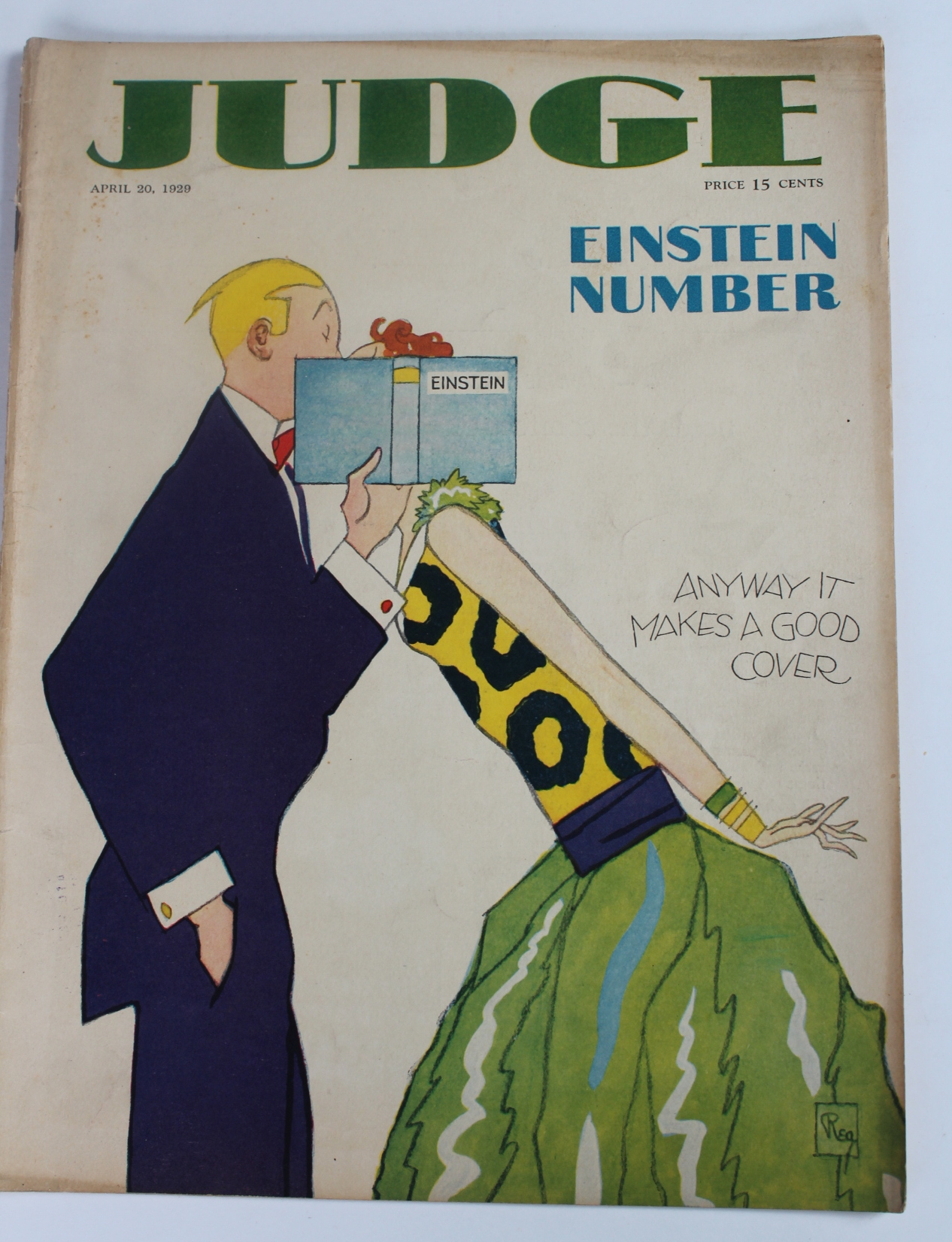 Judge Magazine April 1929 - Rea Irvin Cover - Collectible Ivy