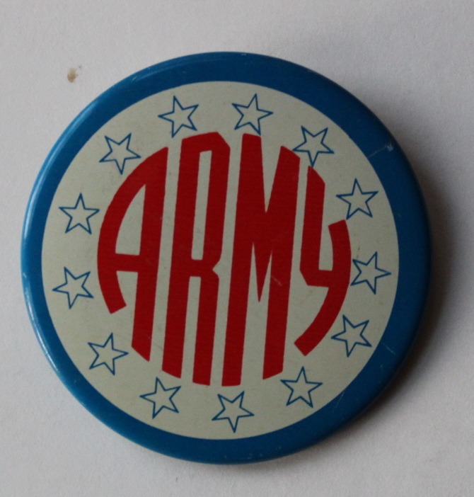 Large Army Football Pin - Collectible Ivy