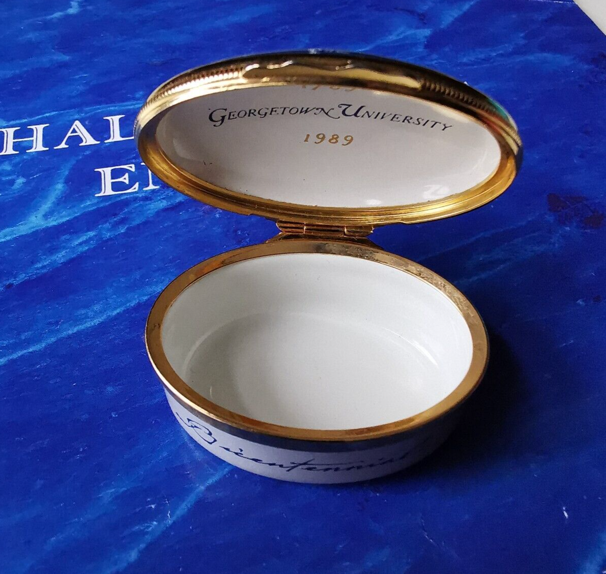 Georgetown University Halcyon Days Box - Limited Edition - Collectible Ivy