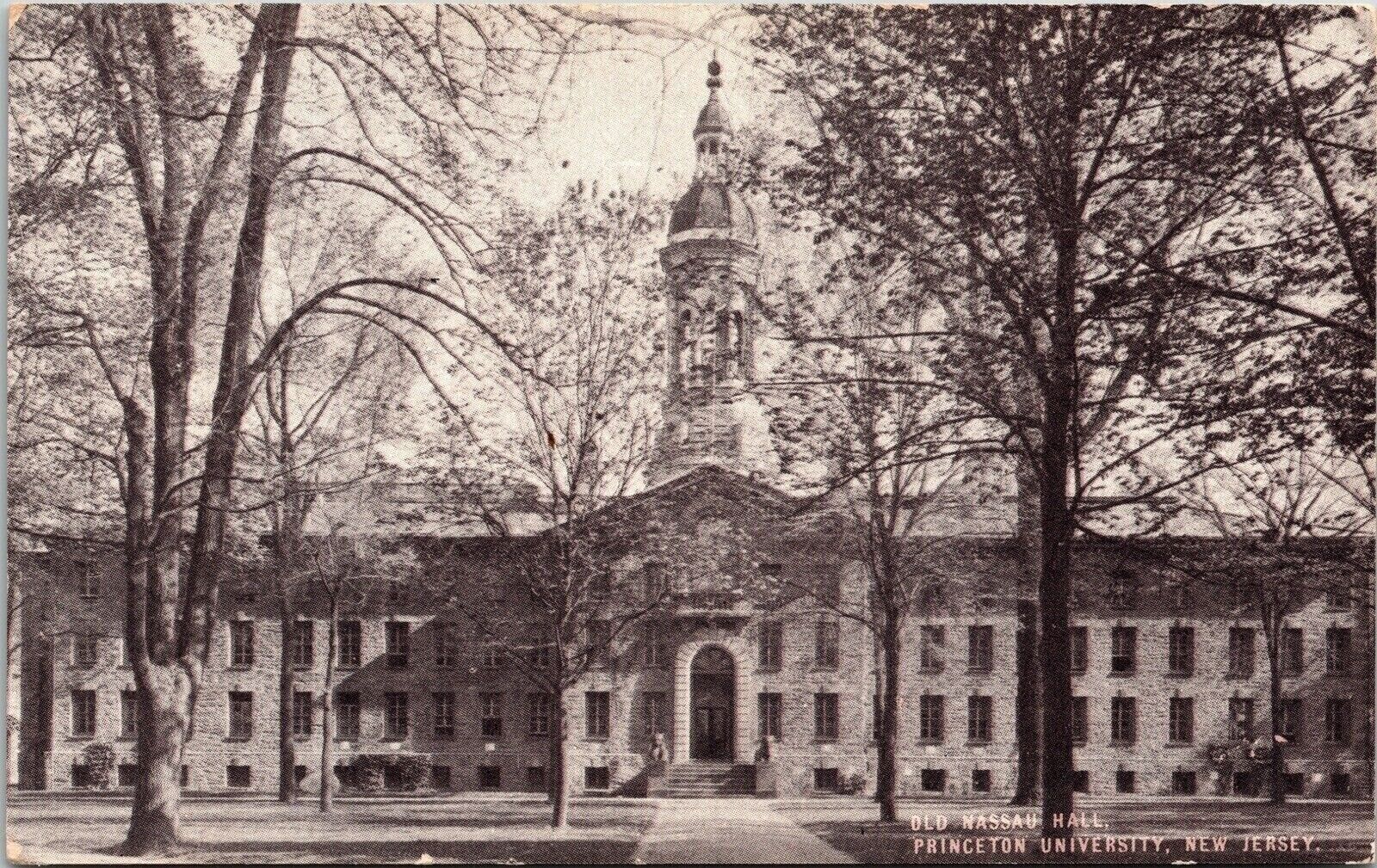 Old Nassau Hall Postcard, Princeton University - Collectible Ivy