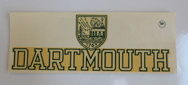Vintage Dartmouth Decal