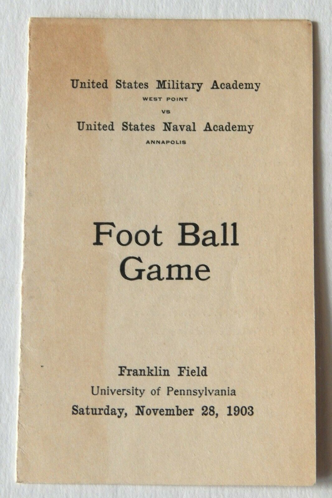 Army Navy Football Games - Three Centuries of Program Covers ...