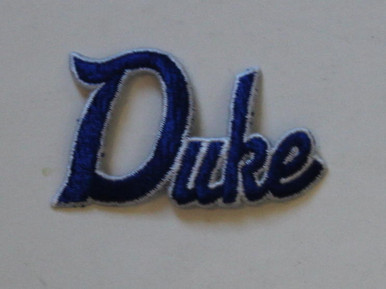 Duke Iron on Embroidered Patch - Collectible Ivy