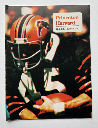Harvard v. Princeton Football Program 1978 - Collectible Ivy