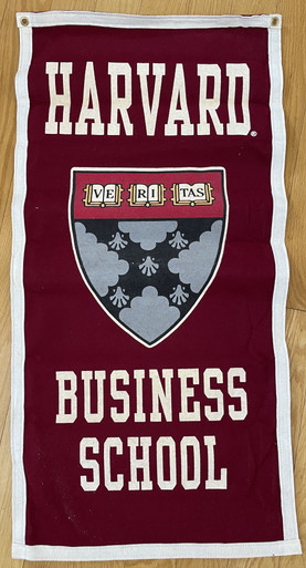 Harvard Business School Banner - Collectible Ivy