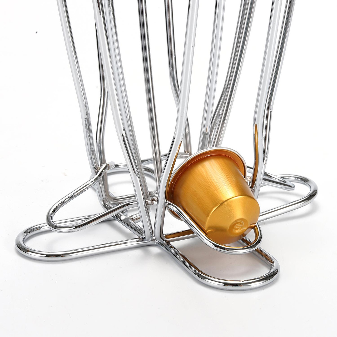 Vinsani 40 Coffee Pod Holder – 4 Tower Coffee Pods Storage Rack Stand ...