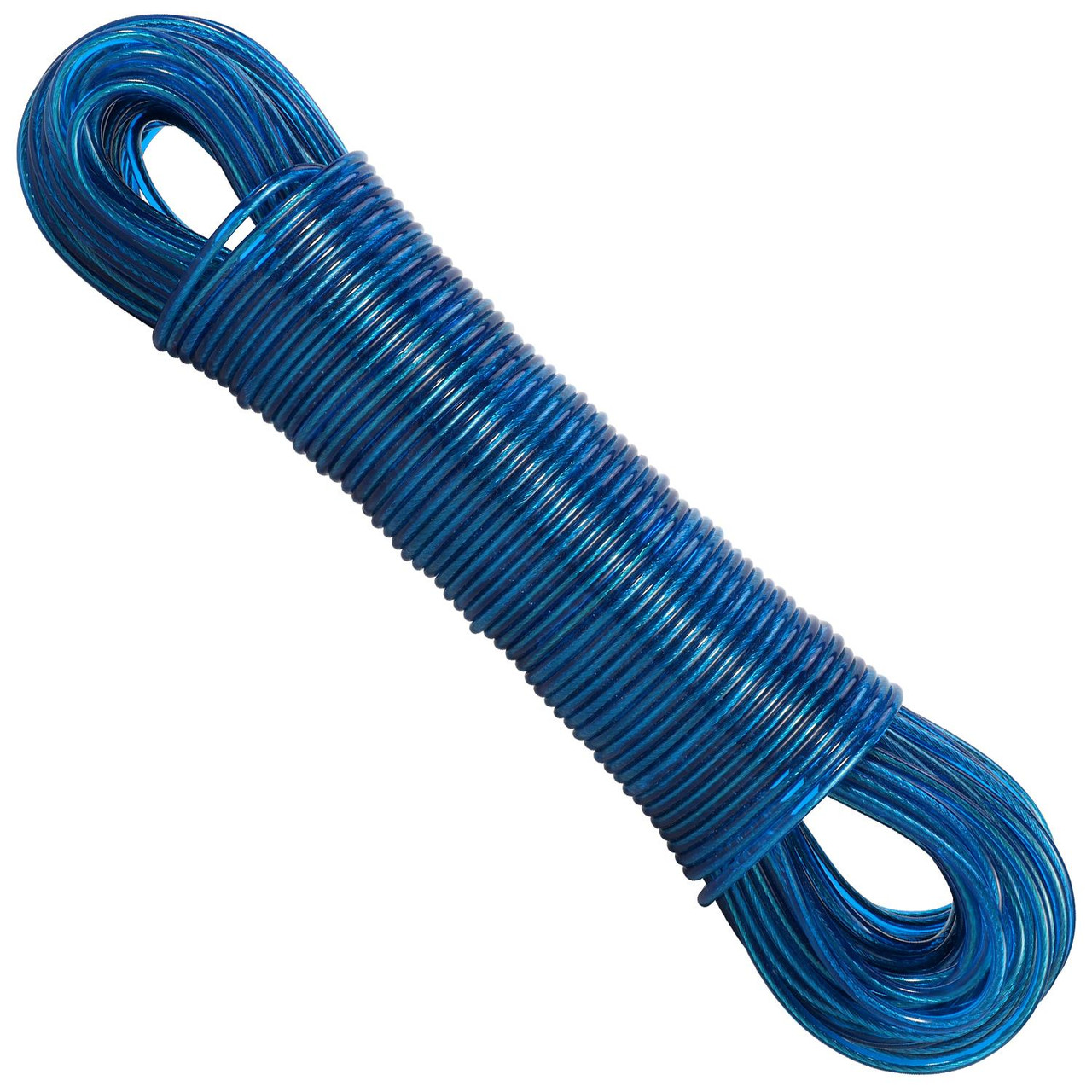 Vinsani 50m Washing Line Rope Strong Steel Core Laundry Clothes Lines ...