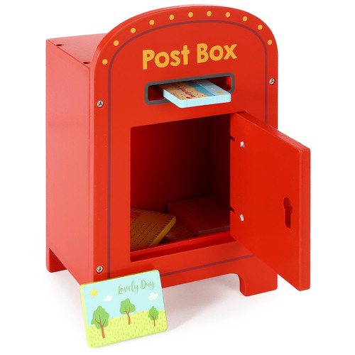 SOKA Wooden Post Box Cute Elephant Stamps and Mail Creative Pretend ...