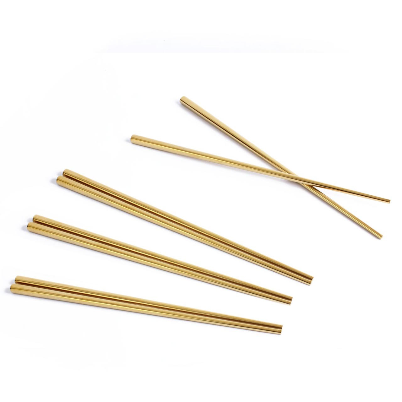 GABEL&TELLER Chopstick Sets Satin Gold | the design gift shop