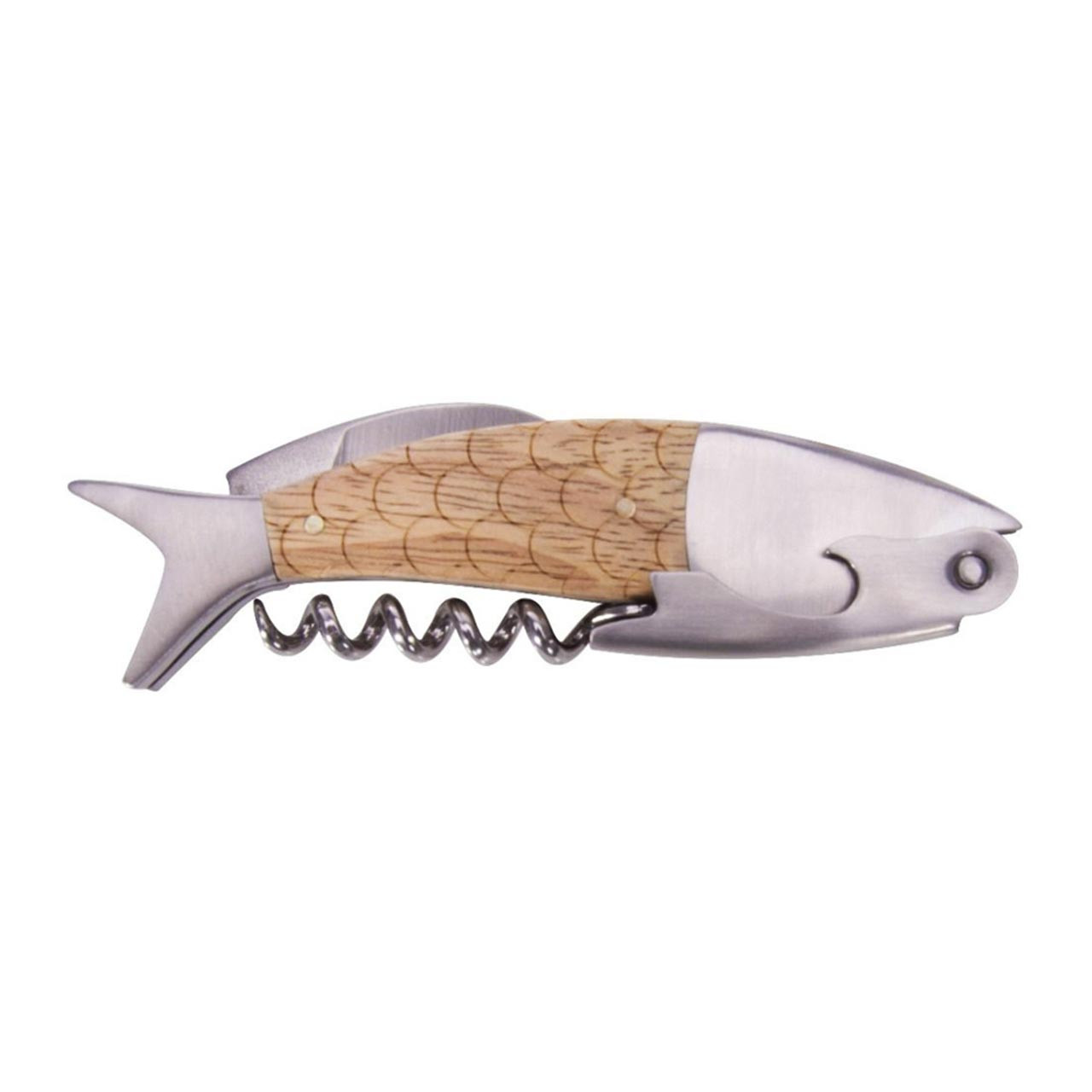 Fish corkscrew 3-in-1 bar tool | The Design Gift Shop