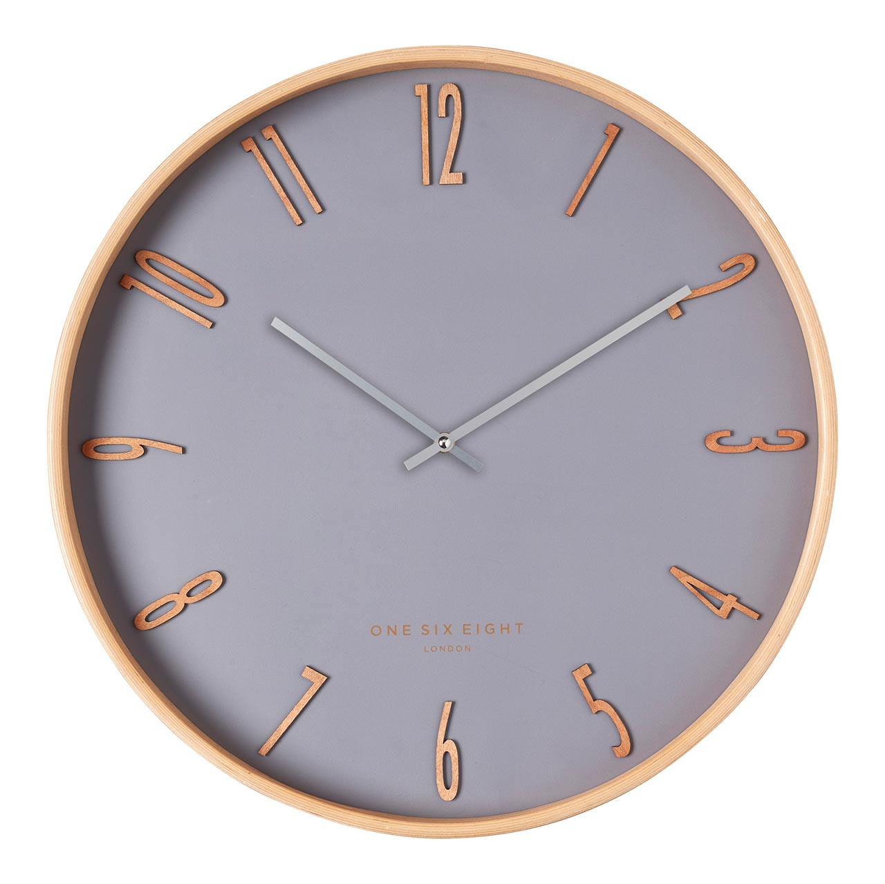 Karlsson Belt Wall Clock Nickel | the design gift shop
