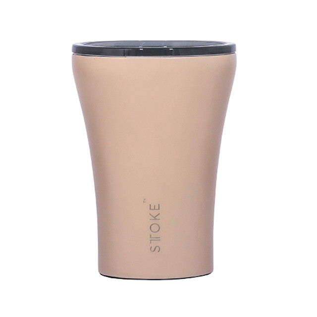 STTOKE Reusable Coffee Cup Ivory Chai | the design gift shop