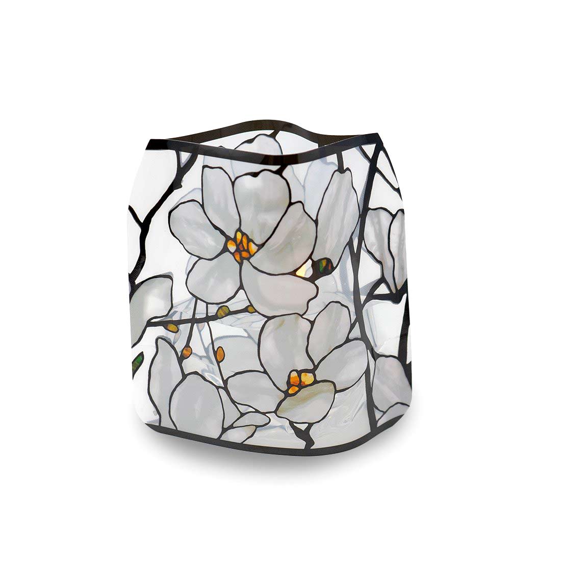 Mudgy Louis C. Tiffany Magnolia Luminary Lanterns Set of 4 | the design ...