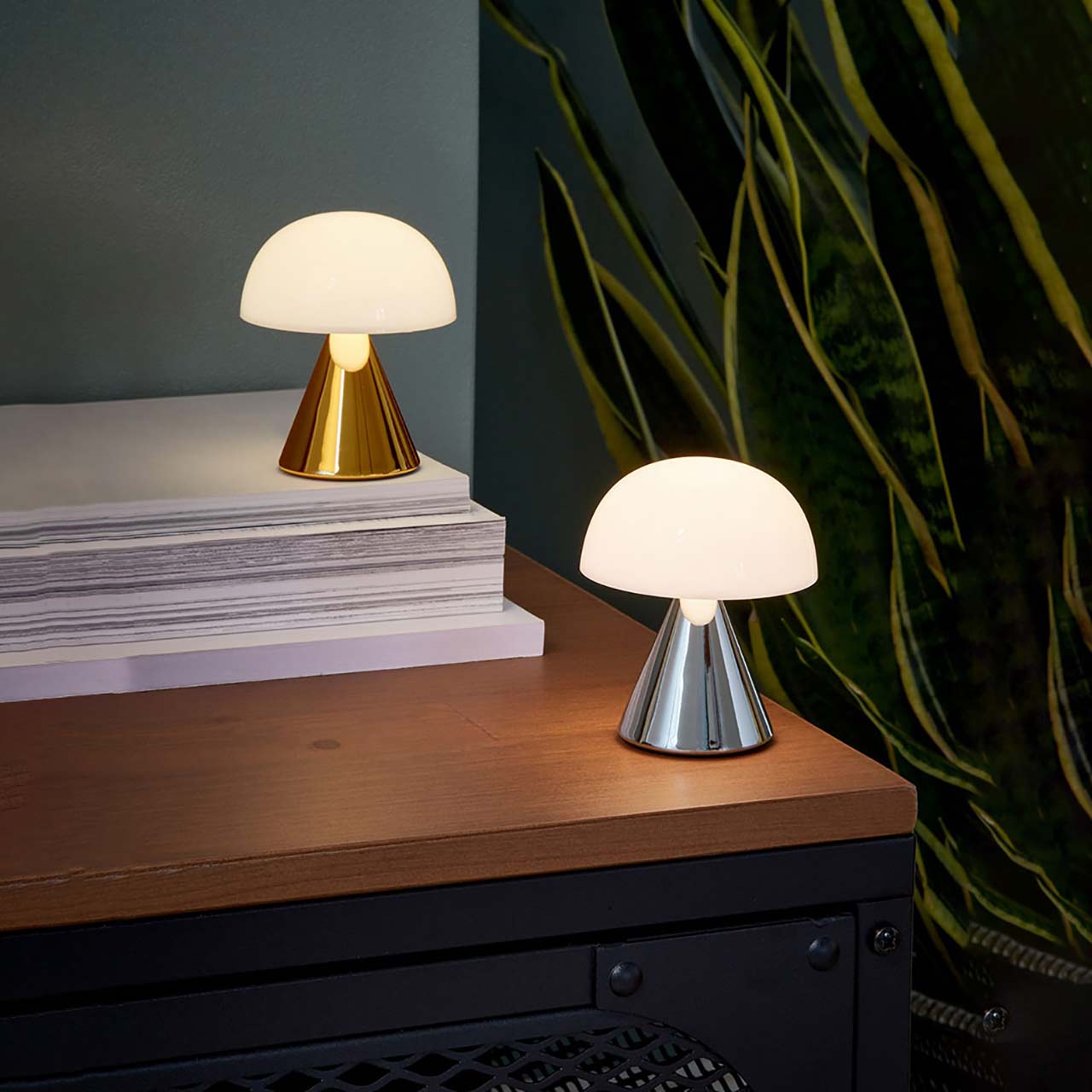 LEXON Mina Mini LED Light Metallic Gold | the design gift shop