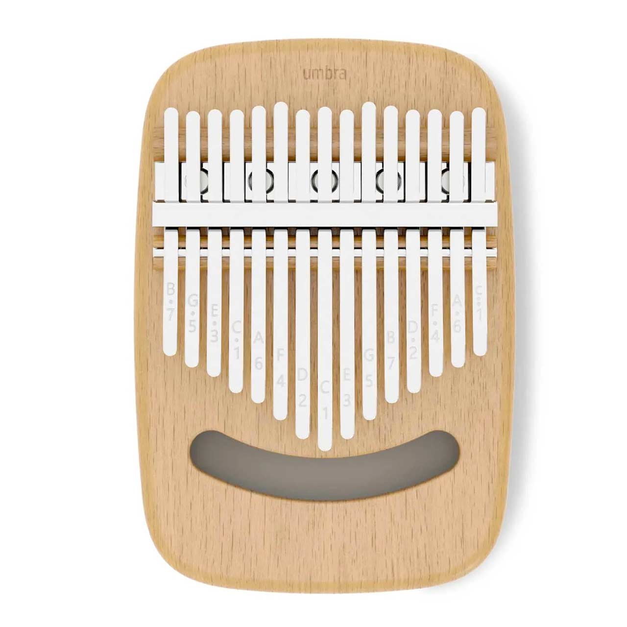 UMBRA Strumba Kalimba - white/natural beech wood | the design gift shop