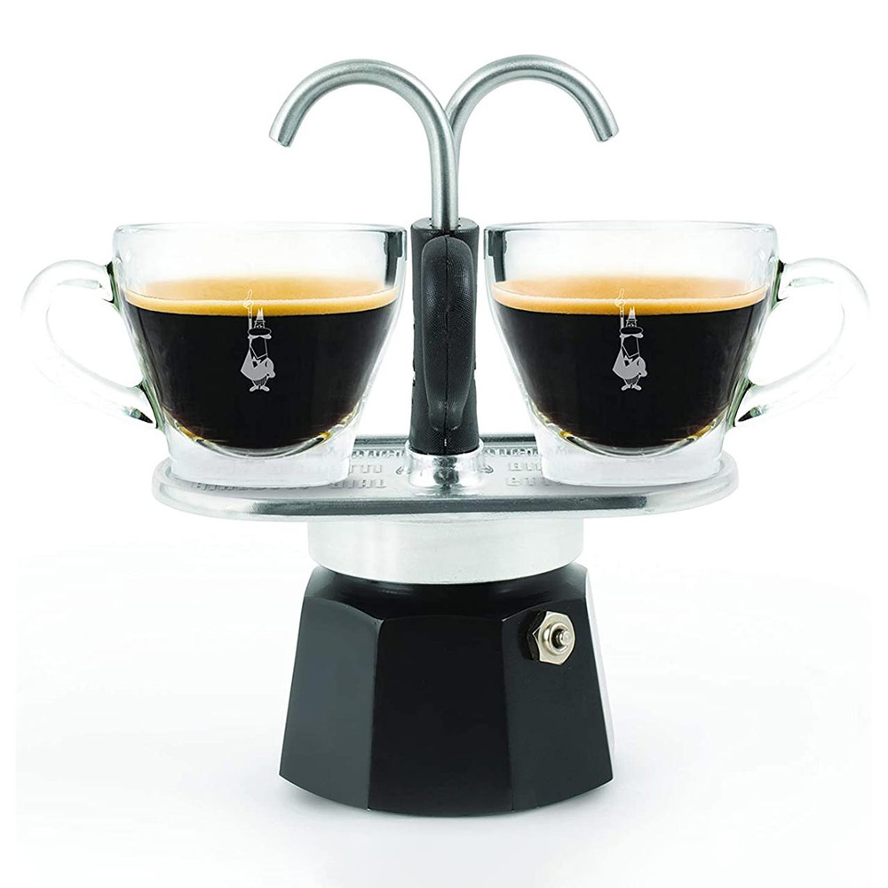 BIALETTI Mini Express 2 Cup Moka Pot Black | the design gift shop