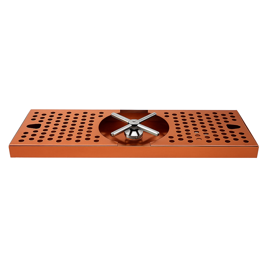 15x5 Drip Tray with Centre Rinser & Drain for Sale