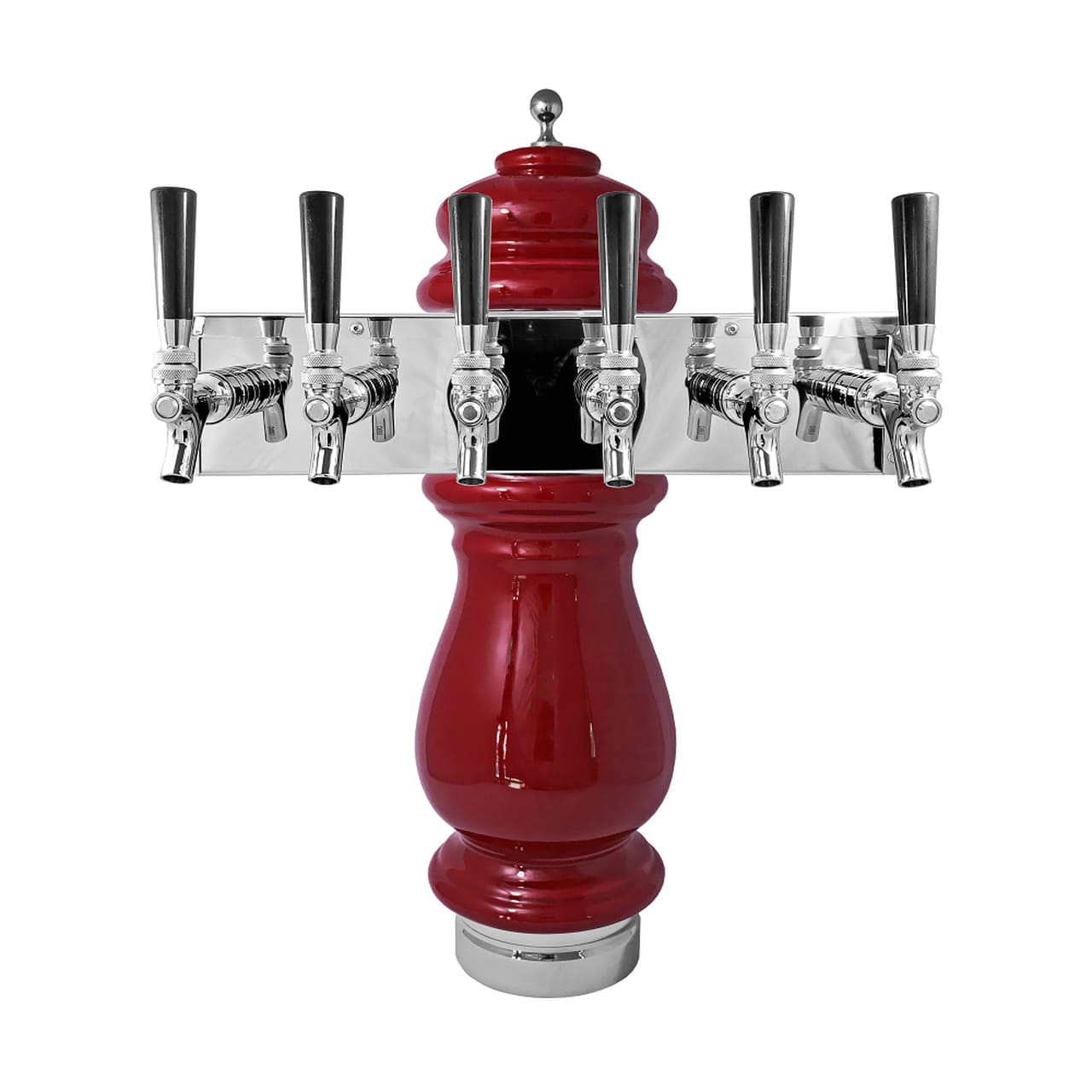 6 Taps Ceramic Draft Beer Tower