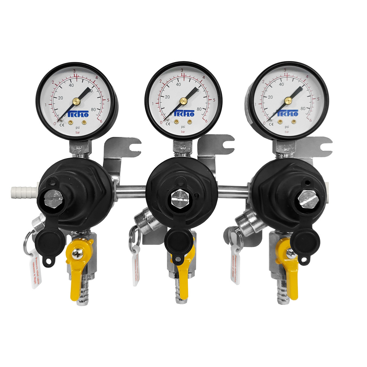 Secondary Regulator - 3 Products - 5/16" - Tecflo - Beverage Craft