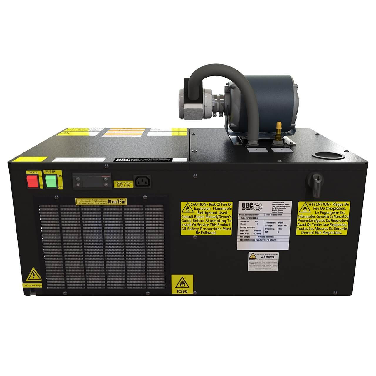 3/8 HP Commercial Glycol Chiller | ChillPro 3200H | USA