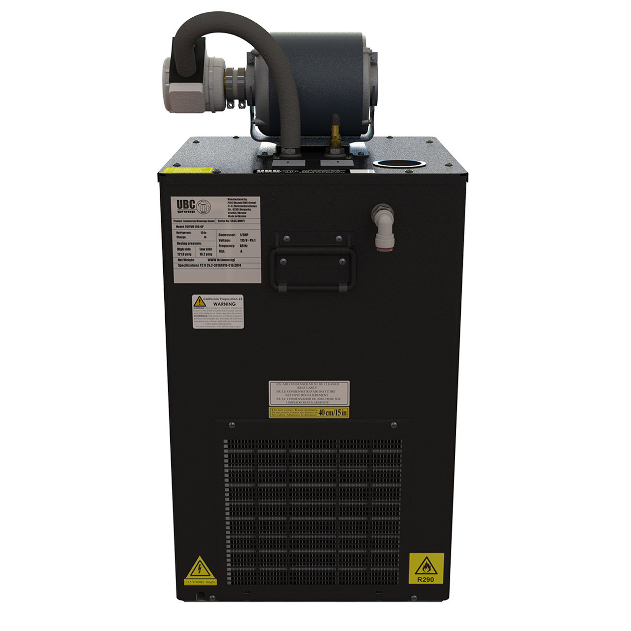 3/8 HP Commercial Glycol Chiller | ChillPro 3200V | USA
