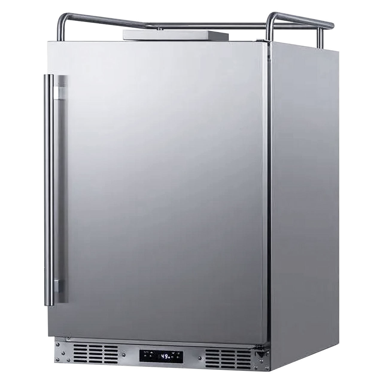 Summit 24″ Front-Vented Kegerator–SS | Built-In – Freestanding