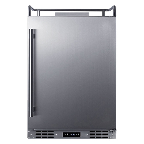 Summit 24″ Front-Vented Kegerator–SS | Built-In – Freestanding