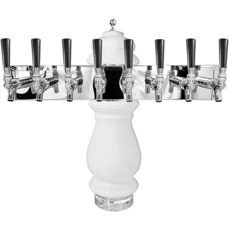 8 Taps Ceramic Draft Beer Tower