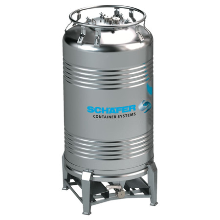 1250L 304SS Non-Cooling Jacketed Tank | Schaefer | Canada