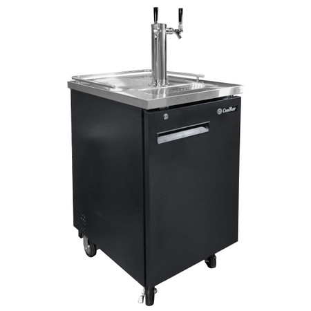 Dual Tap Tower Kegerator Coolbar CDD-24