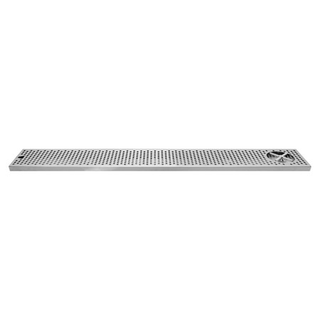 Countertop Drip Tray, 45x7 with Side Rinser